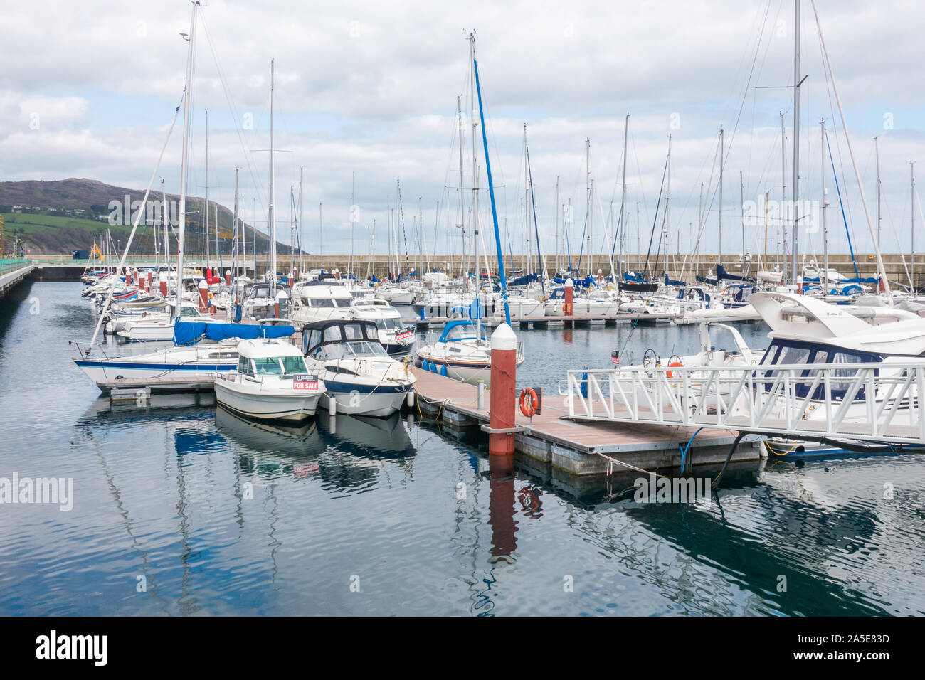 Marine harbour in Greystones, Ireland Stock Photo - Alamy
