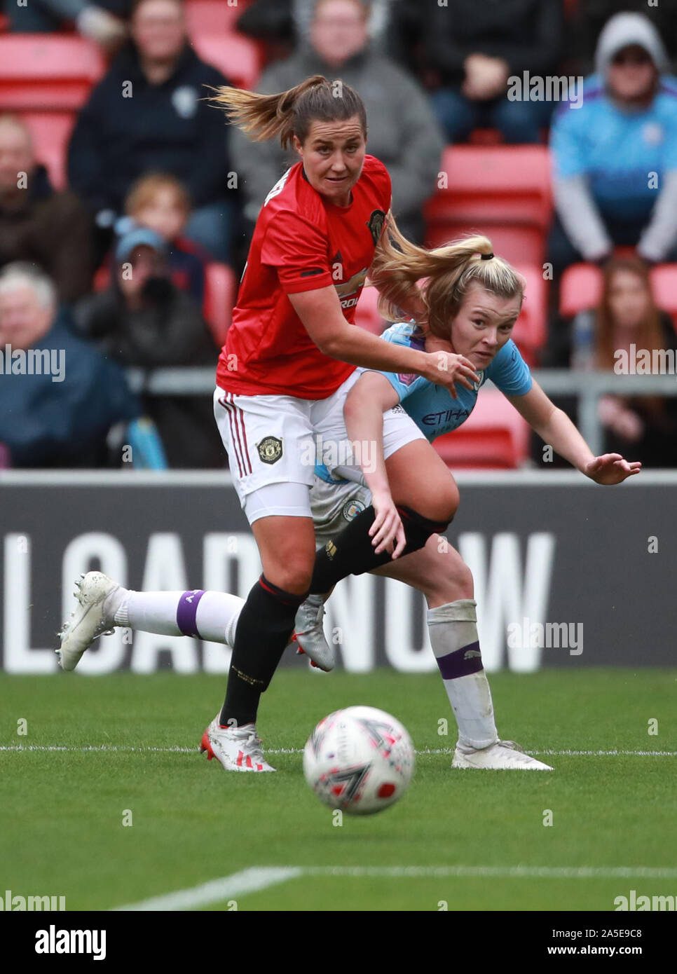 Manchester citys lauren hemp battle hi-res stock photography and images ...