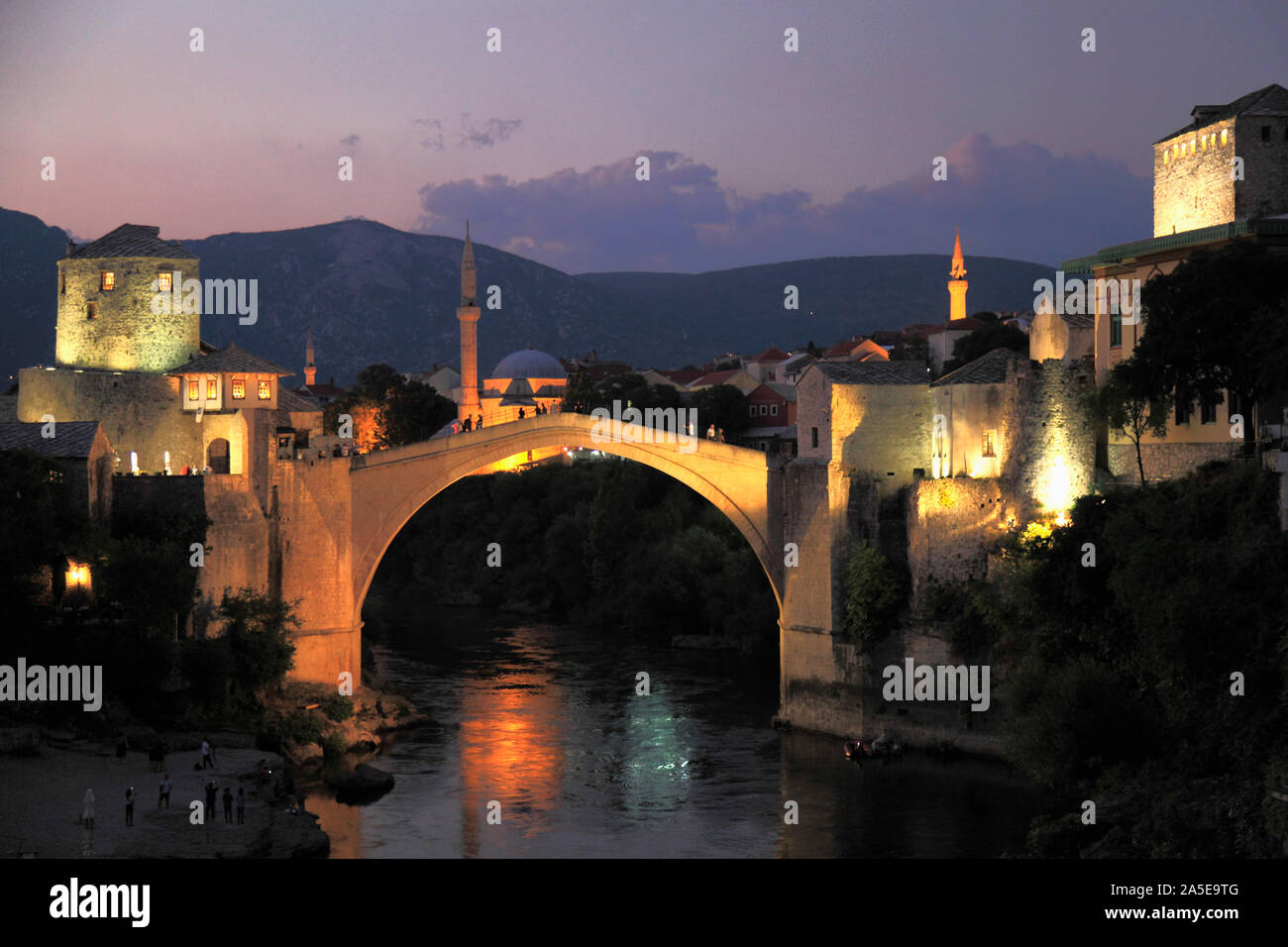 Mostar night hi-res stock photography and images - Alamy