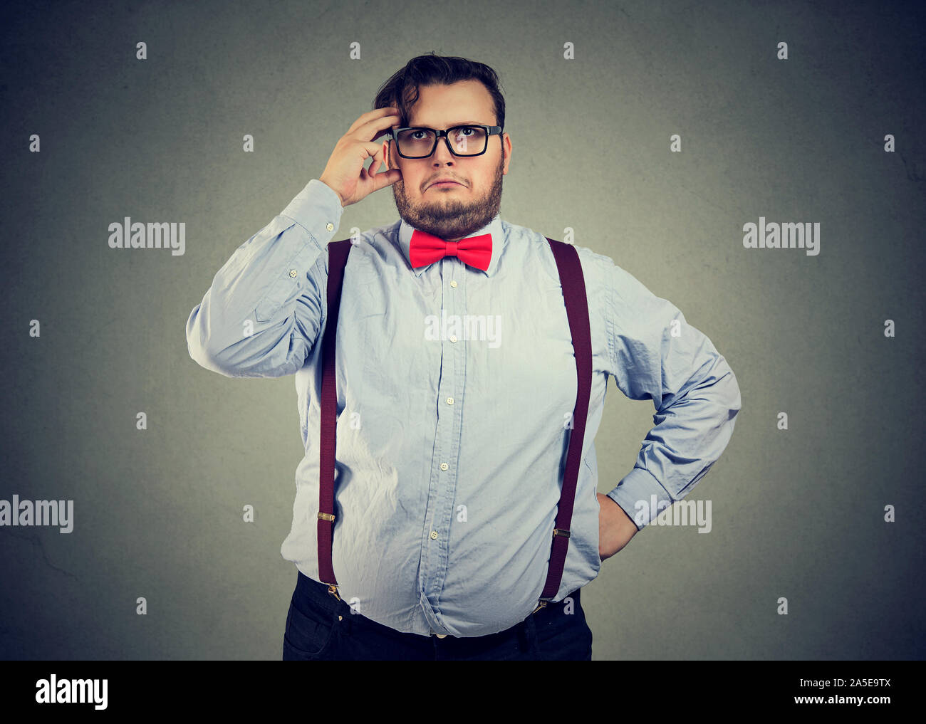 Fat man with a beard hi-res stock photography and images - Alamy
