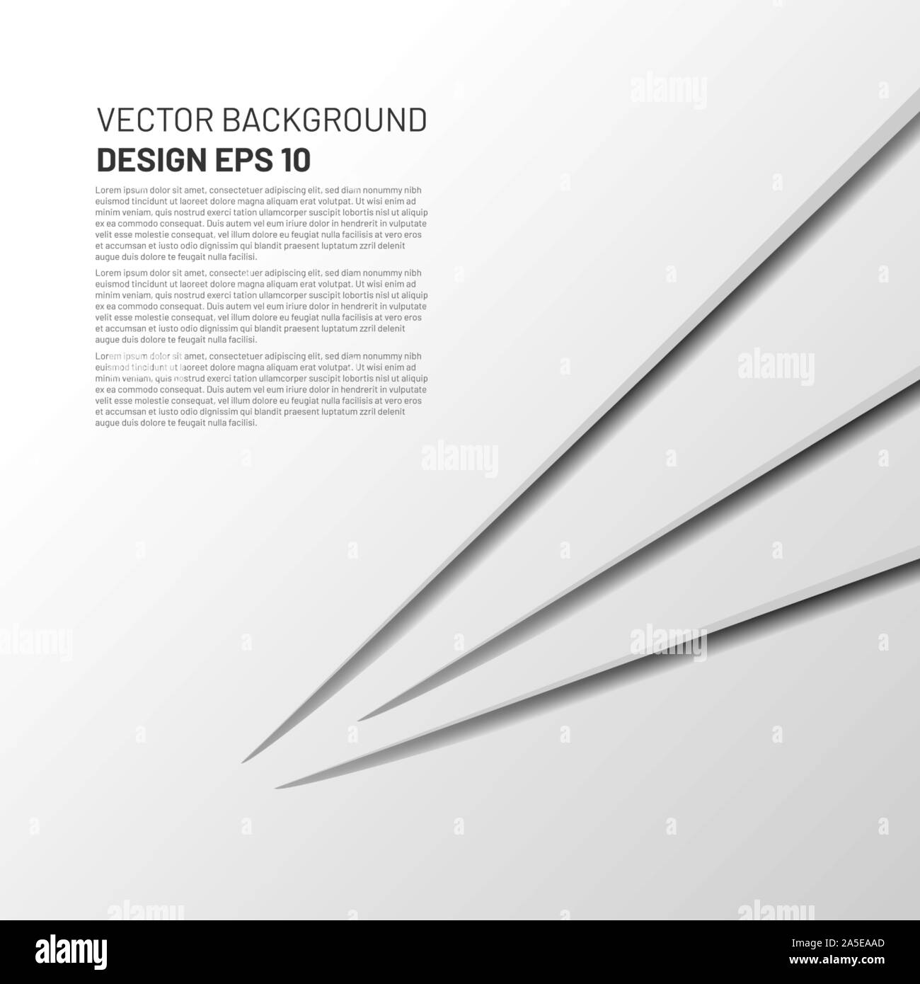 White paper vector background layer with space for text and message ...