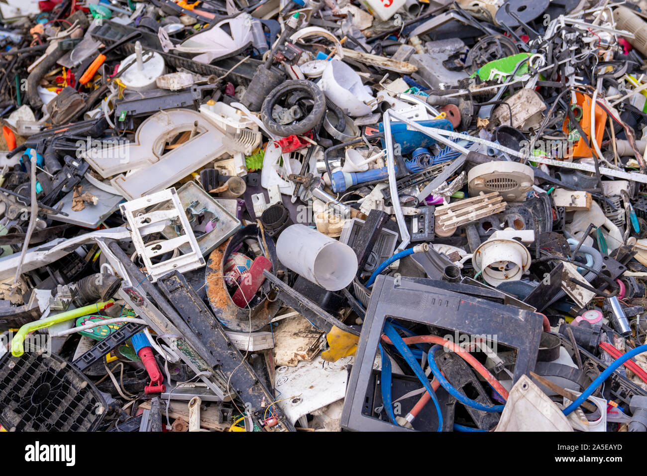 Stack scrap metal recycling hi-res stock photography and images - Alamy