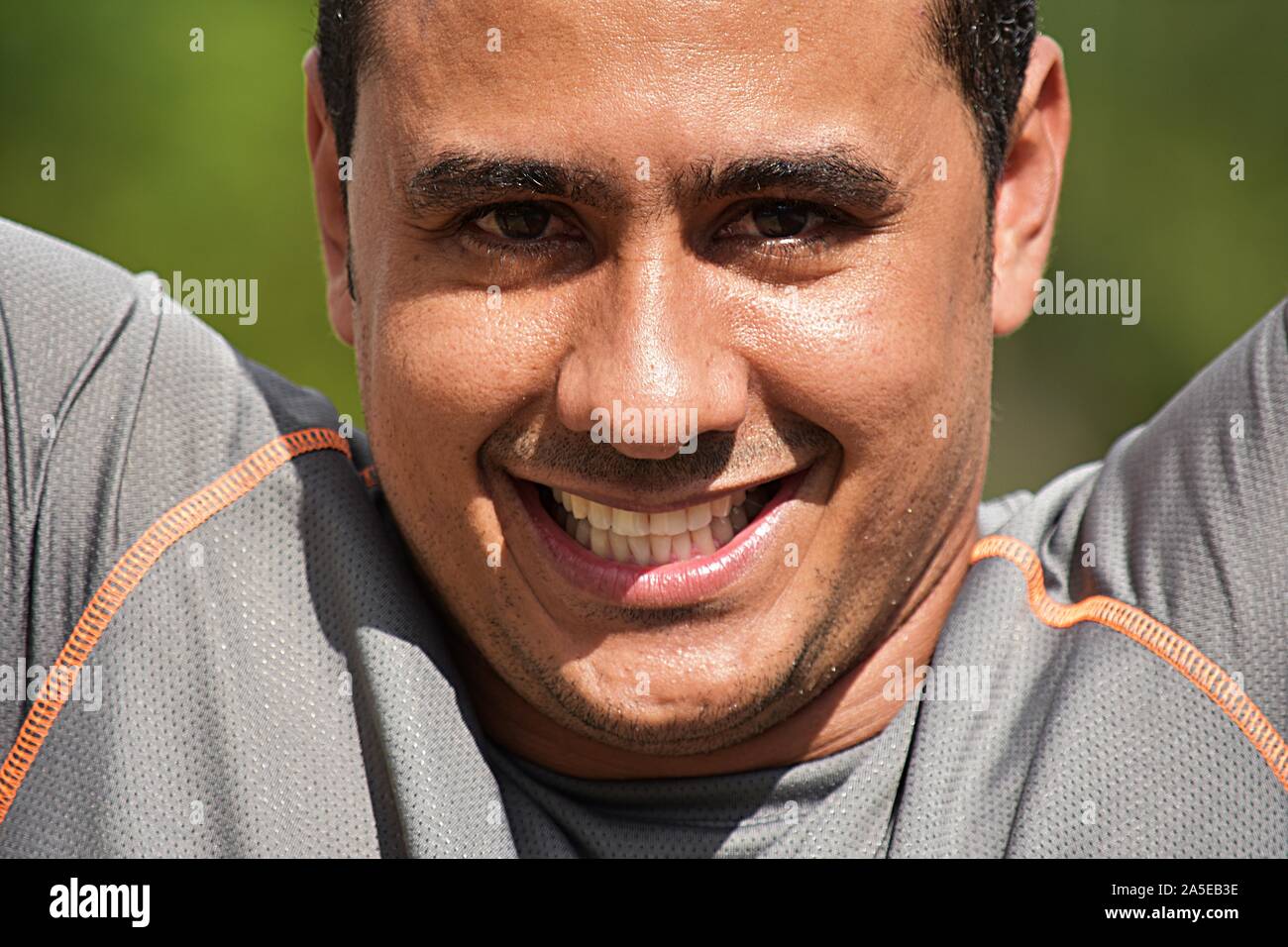 Happy Athlete Person Stock Photo - Alamy