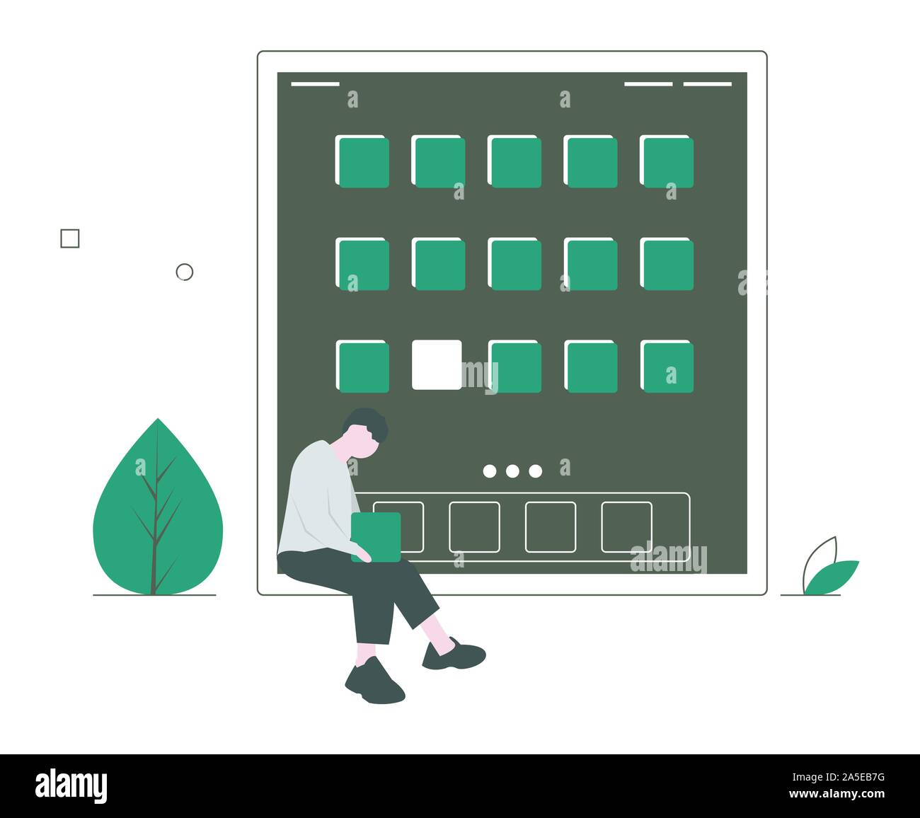 Technology app design Cut Out Stock Images & Pictures - Alamy