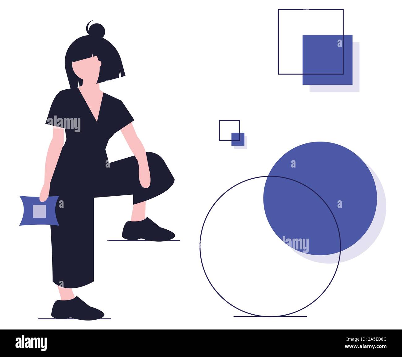 Blogging girl Cut Out Stock Images & Pictures - Alamy