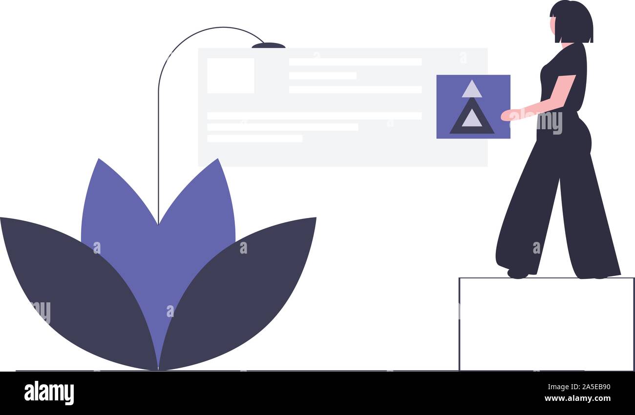 Girl uploading image hi-res stock photography and images - Alamy