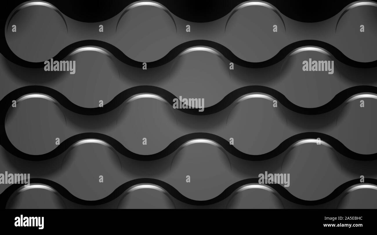 Seamless Box Background. Vector texture of overlapping waves Stock ...