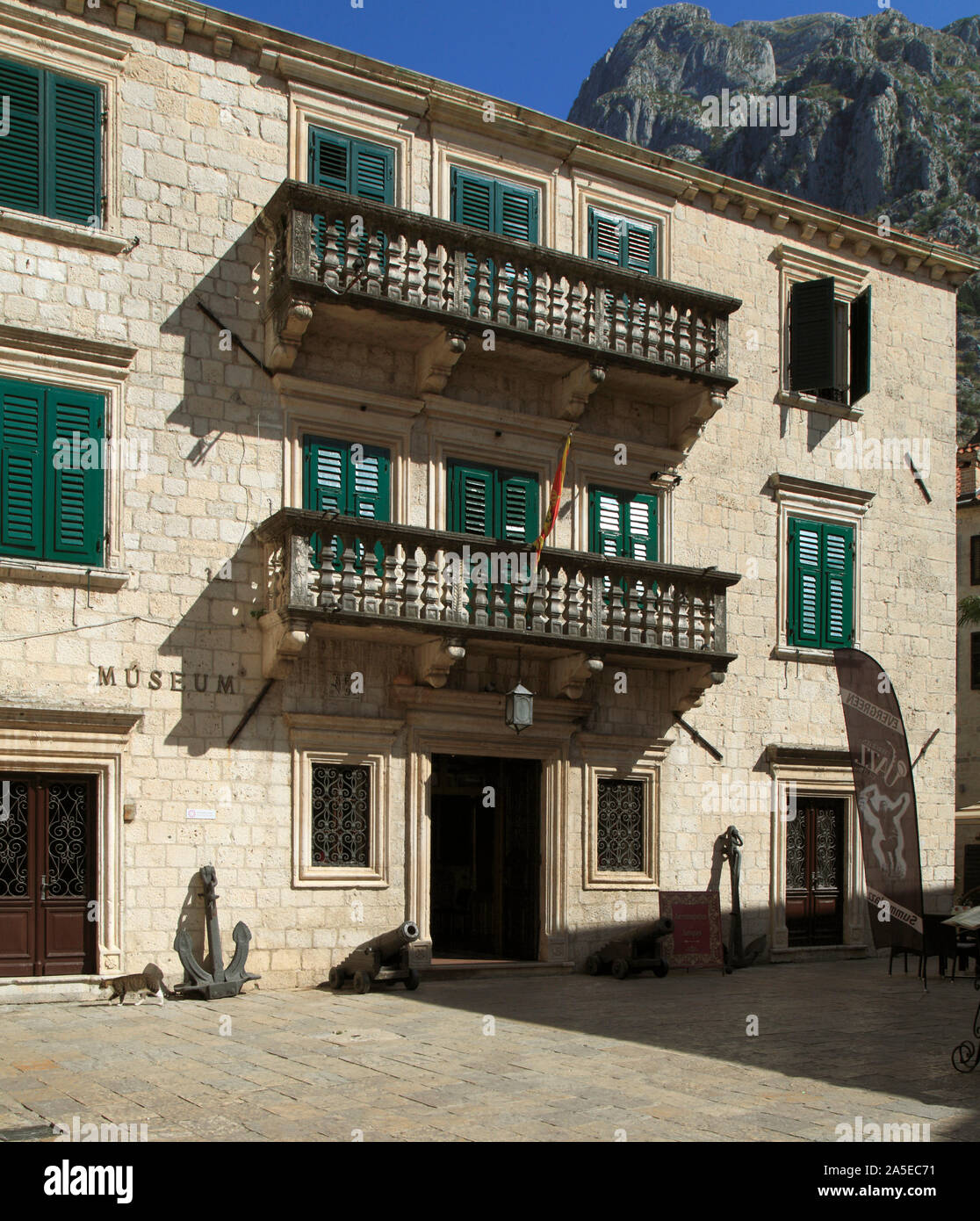 Montenegro, Kotor, Museum Stock Photo - Alamy