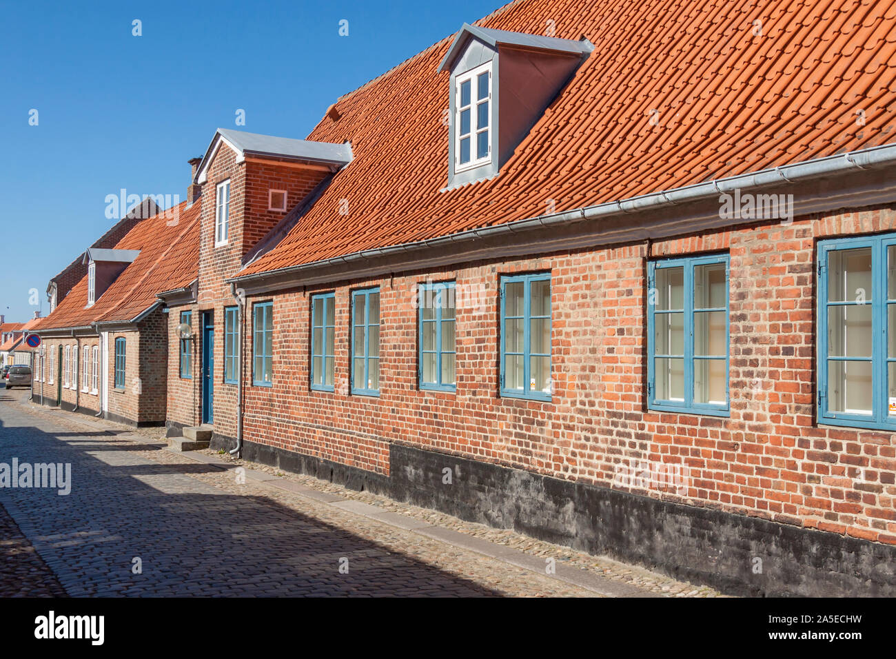 Ringkobing old beauty town in Denmark, Europe Stock Photo - Alamy