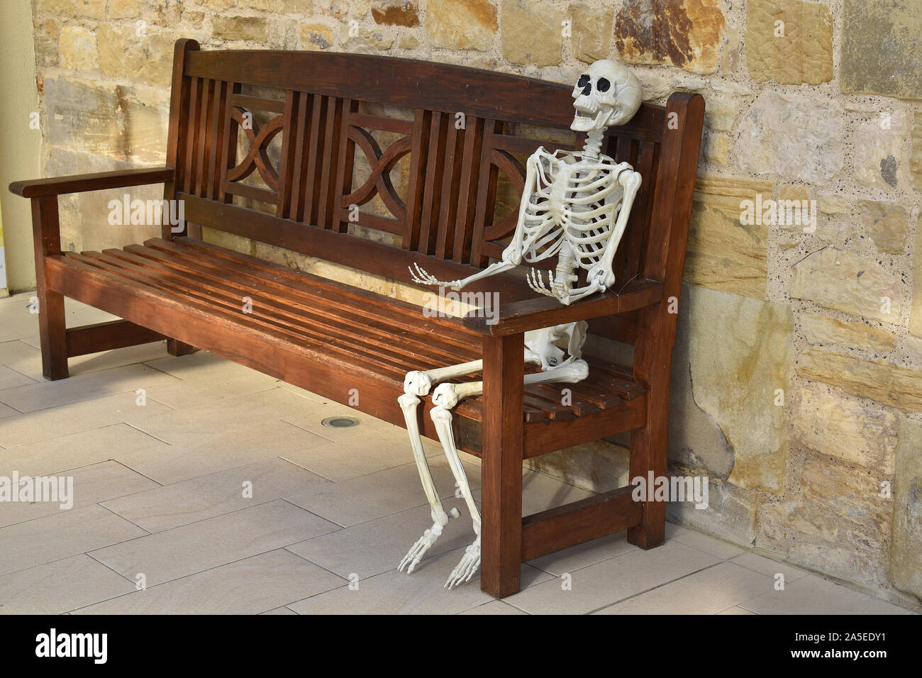 A skeleton in waiting hi-res stock photography and images - Alamy