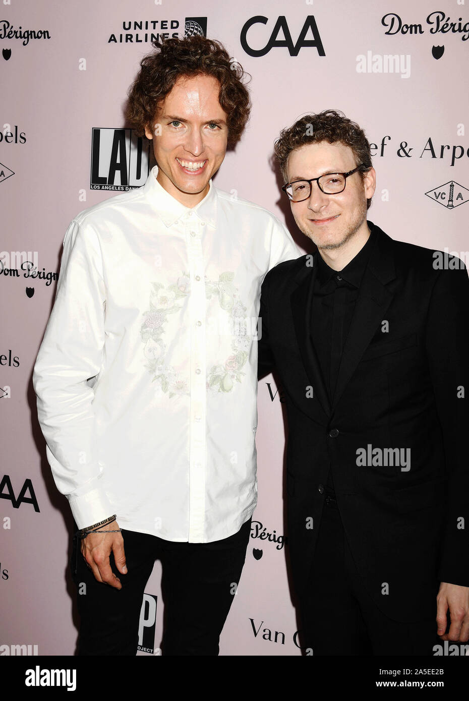 LOS ANGELES, CA - OCTOBER 19: Tim Fain and Nicholas Britell attend L.A ...