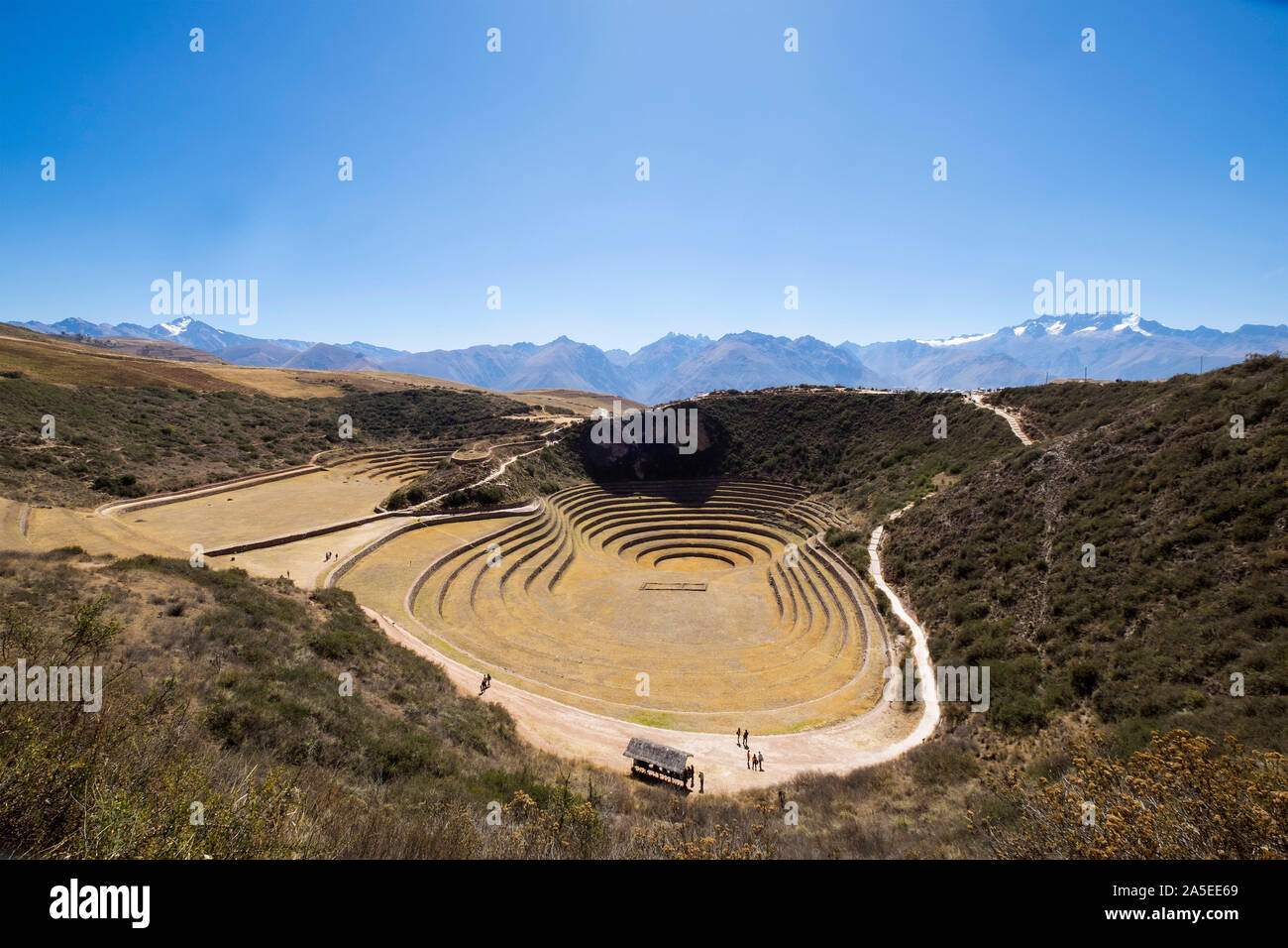 Perù, Moray archaeological site Stock Photo - Alamy