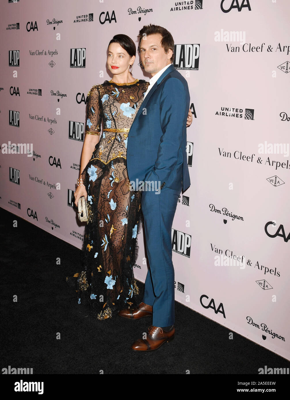 LOS ANGELES, CA - OCTOBER 19: Stephanie Corneliussen and Len Wiseman ...