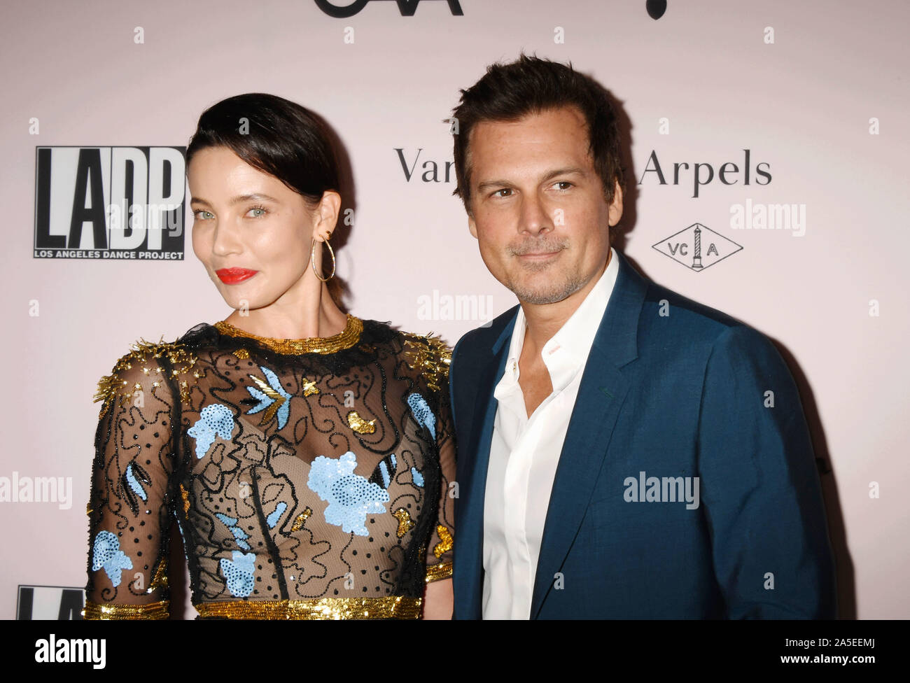 LOS ANGELES, CA - OCTOBER 19: Stephanie Corneliussen and Len Wiseman ...
