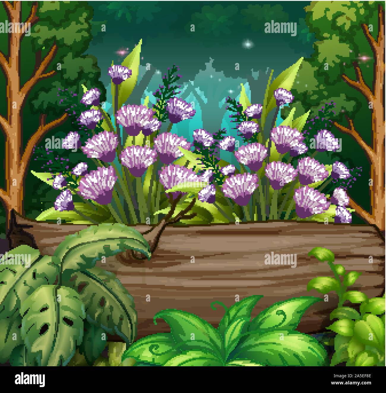 Nature Scenes With Flowers