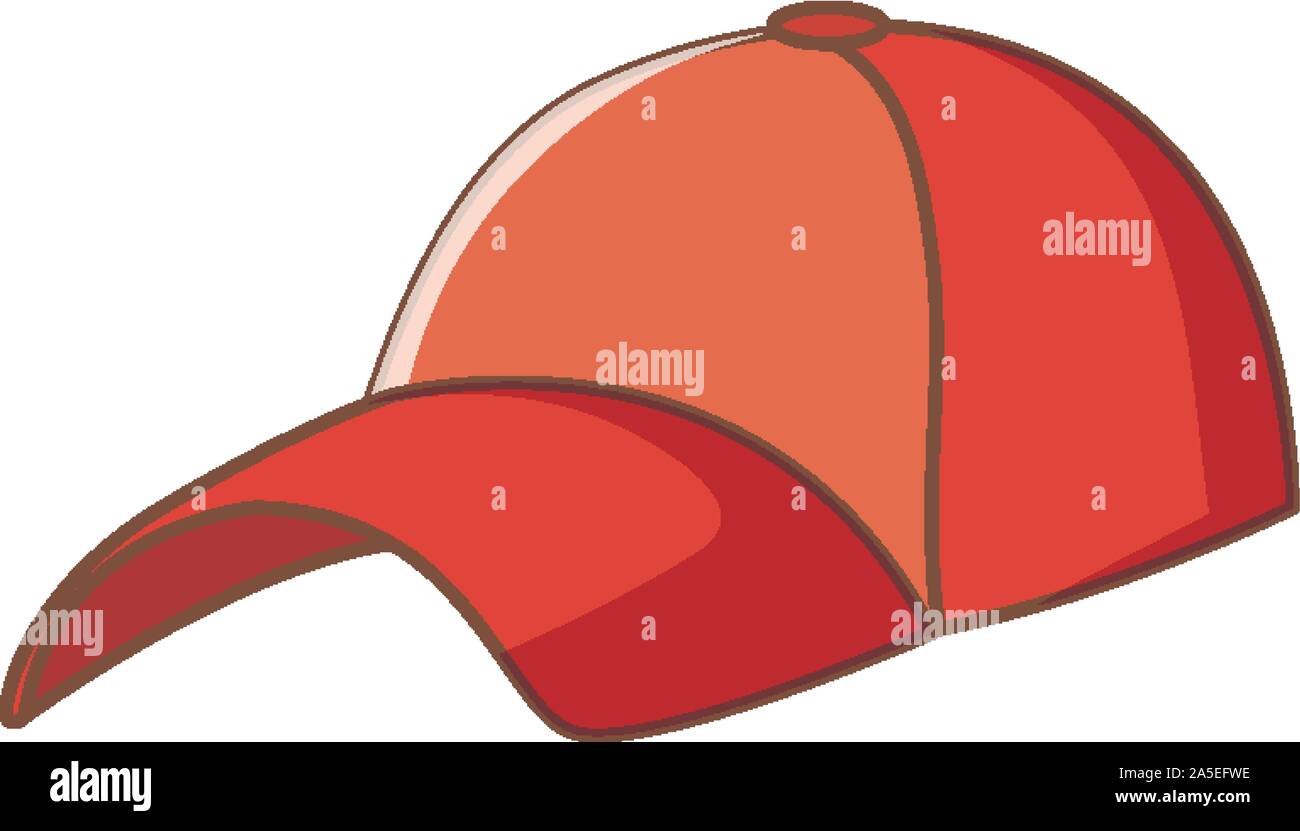 Red cap on white background illustration Stock Vector Image & Art - Alamy