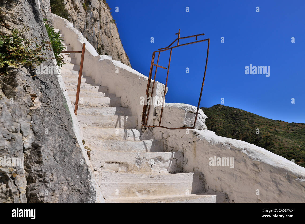 Pythagoras cave samos hi-res stock photography and images - Alamy