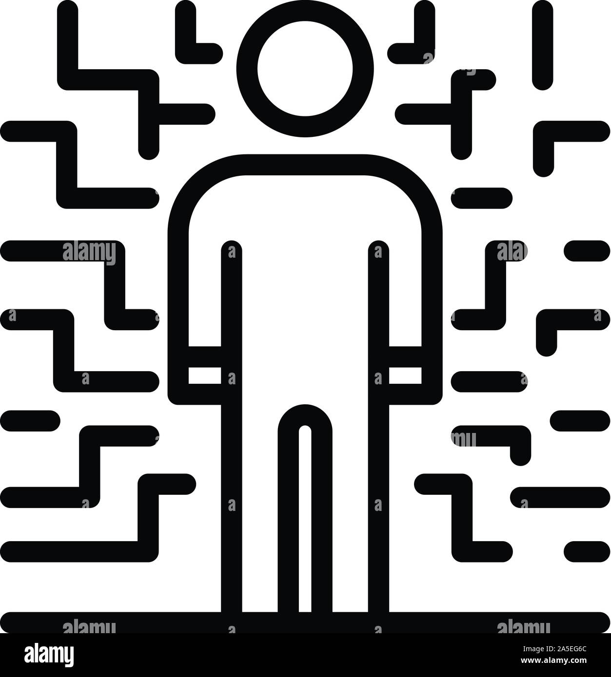 Girl bipolar disorder depression Stock Vector Images - Alamy