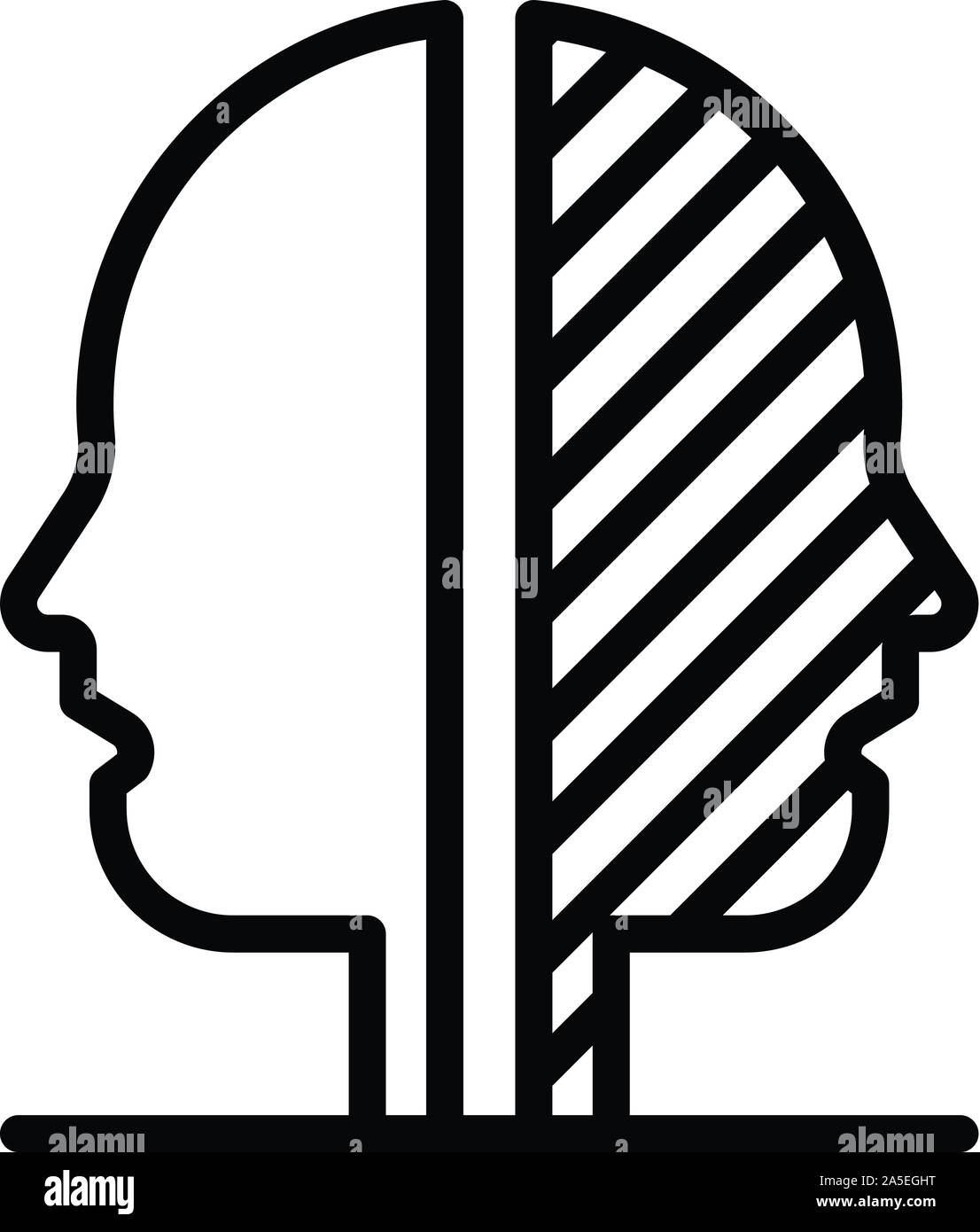 Split personality drawing hi-res stock photography and images - Alamy