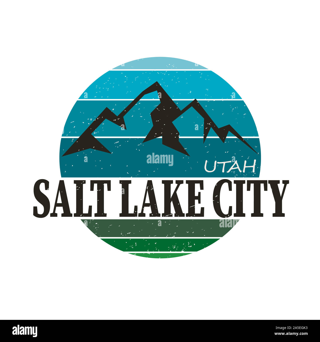 Grunge rubber stamp with name of Utah, Salt Lake City, illustration ...