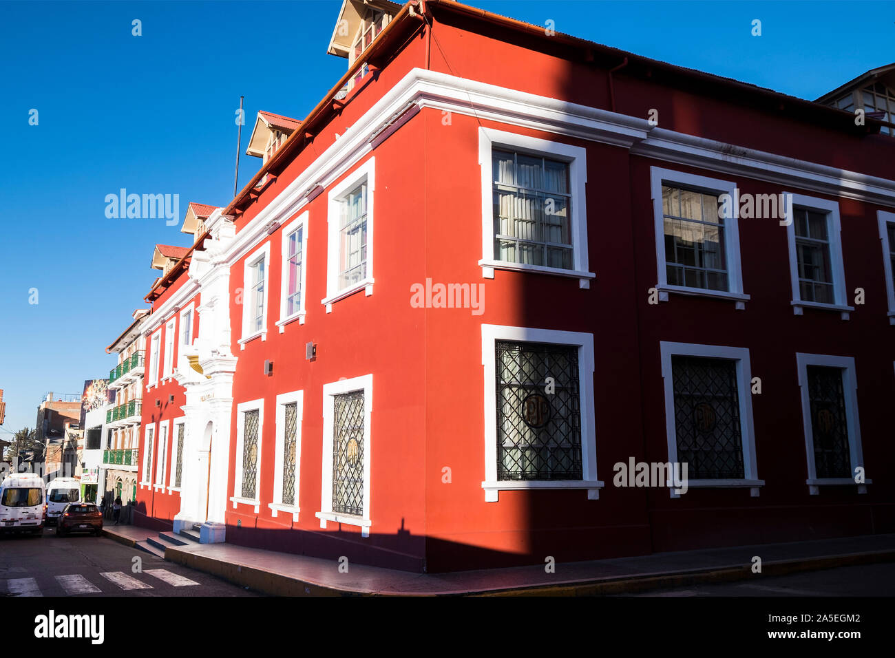 Perù, Puno, old town Stock Photo - Alamy