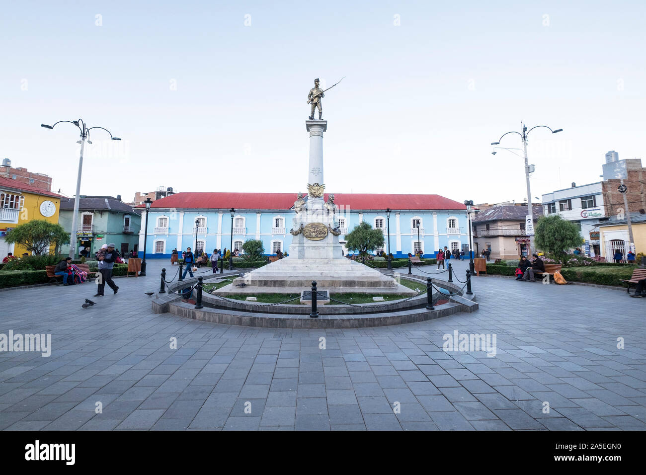Perù, Puno, old town Stock Photo - Alamy