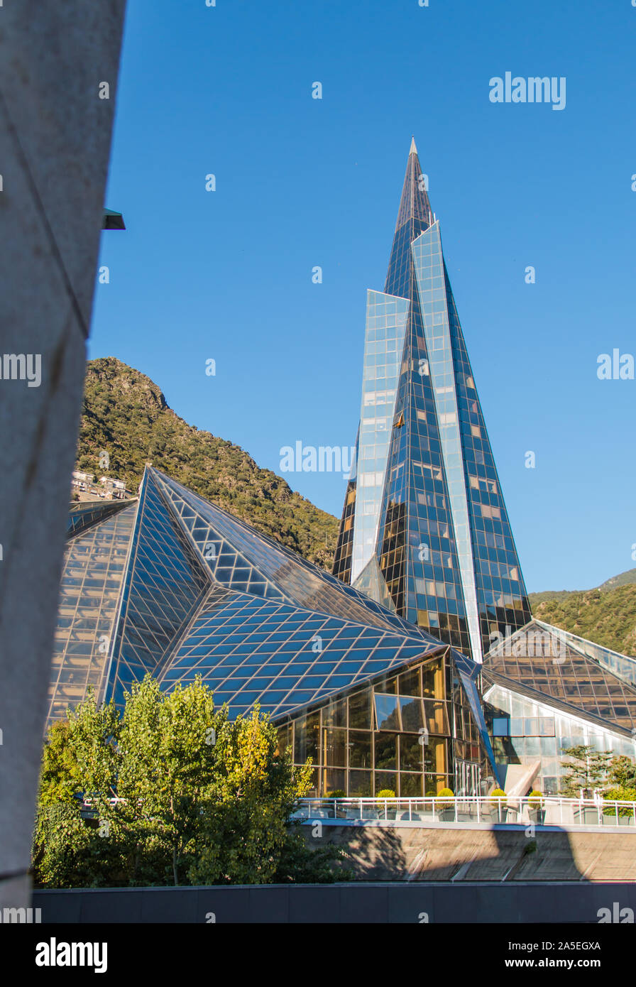 A picture of the Caldea building in Andorra la Vella Stock Photo - Alamy