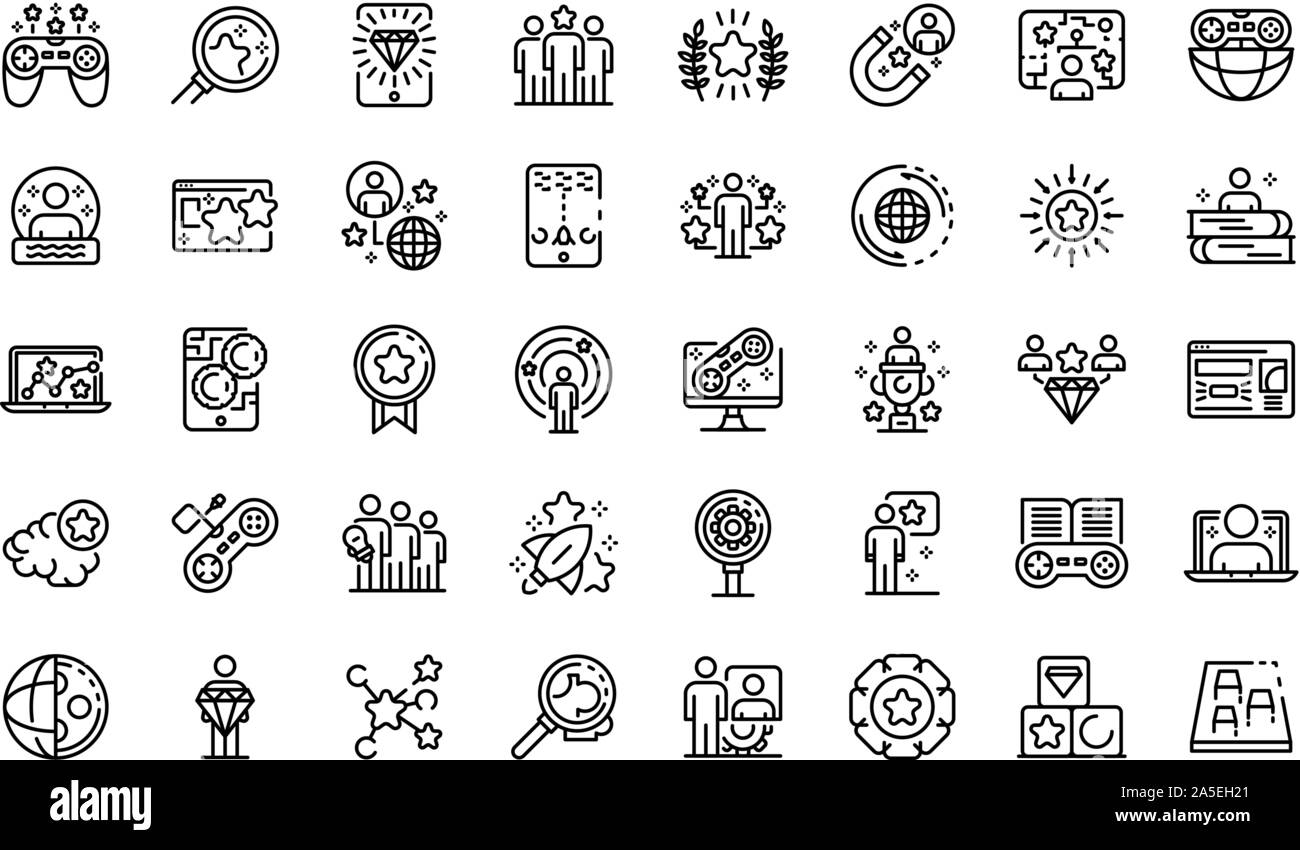 Gamification design Black and White Stock Photos & Images - Alamy