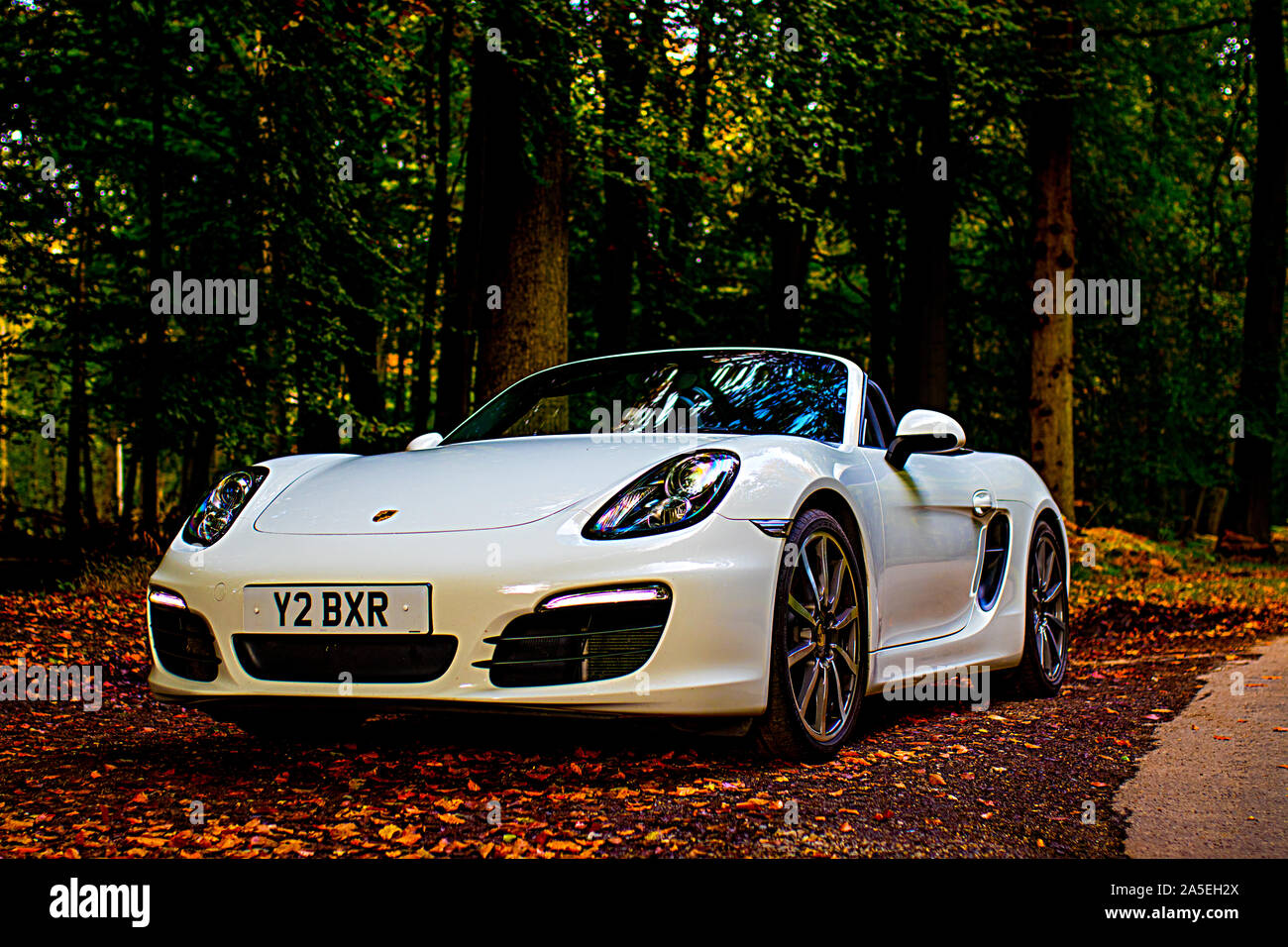 Porsche 981 Boxster Stock Photo - Alamy
