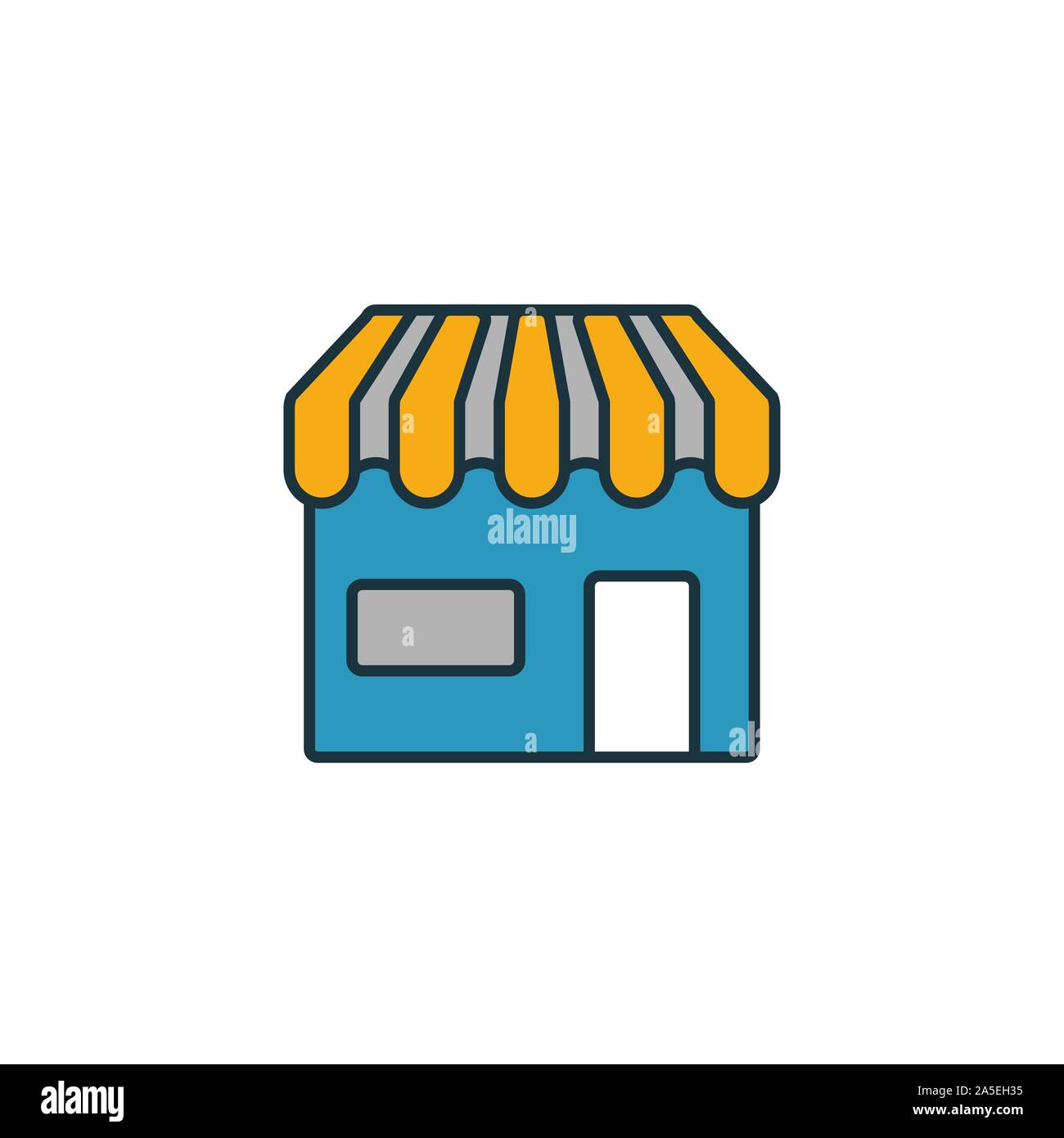 Marketplace icon set. Four elements in diferent styles from ...