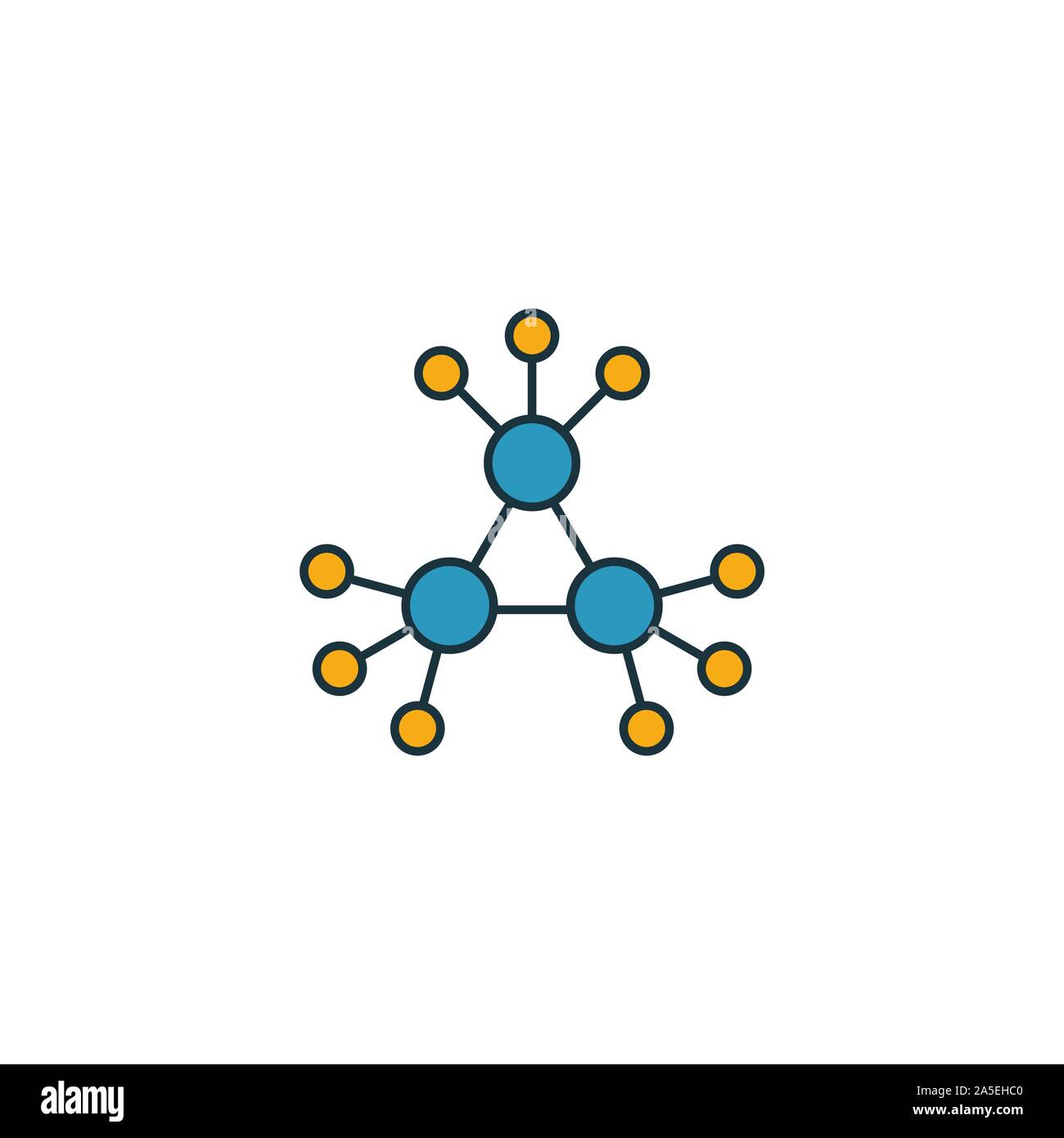 Decentralized icon set. Four elements in diferent styles from crypto ...