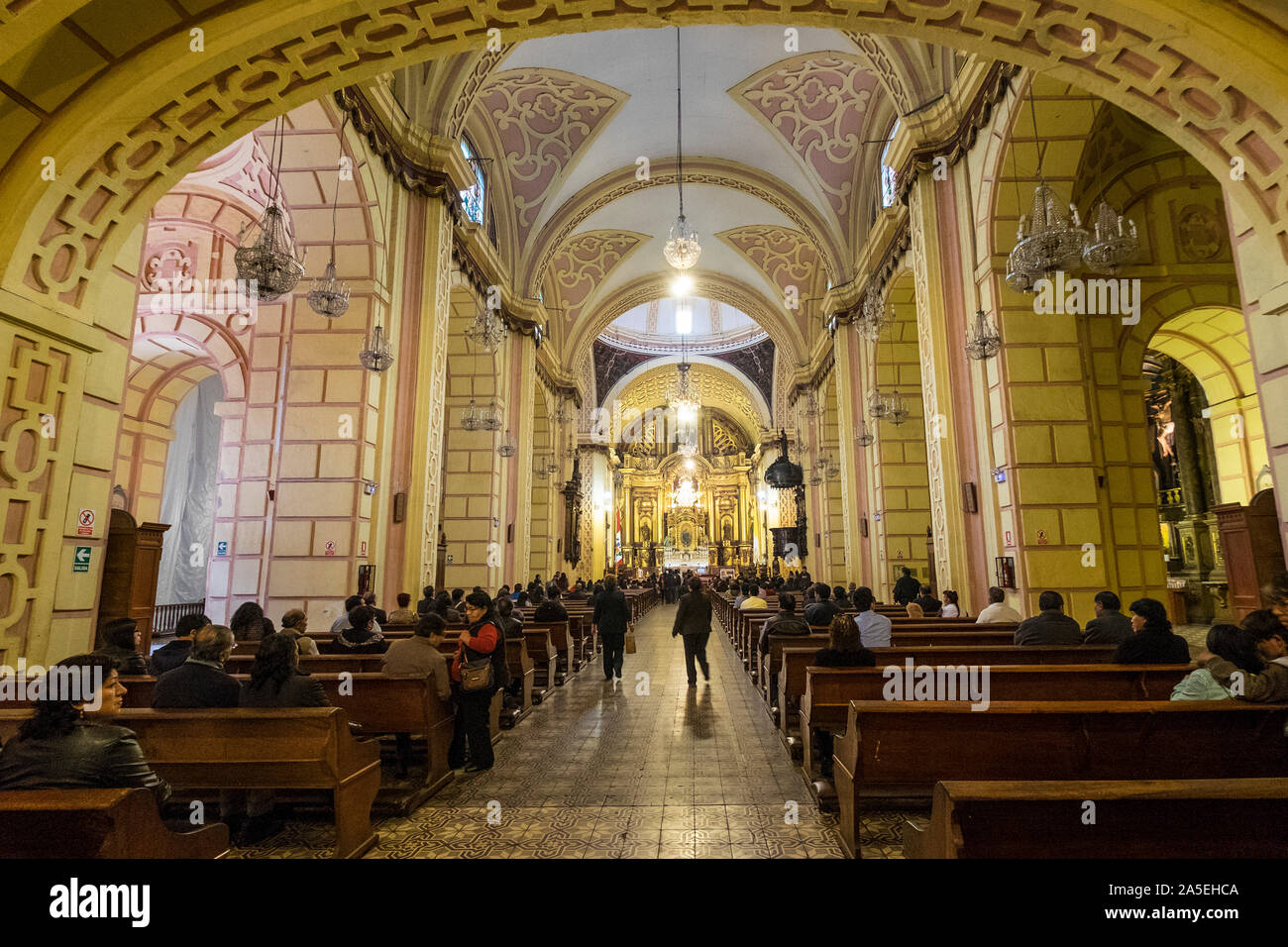 La iglesia de la merced, lima, perú hi-res stock photography and images ...