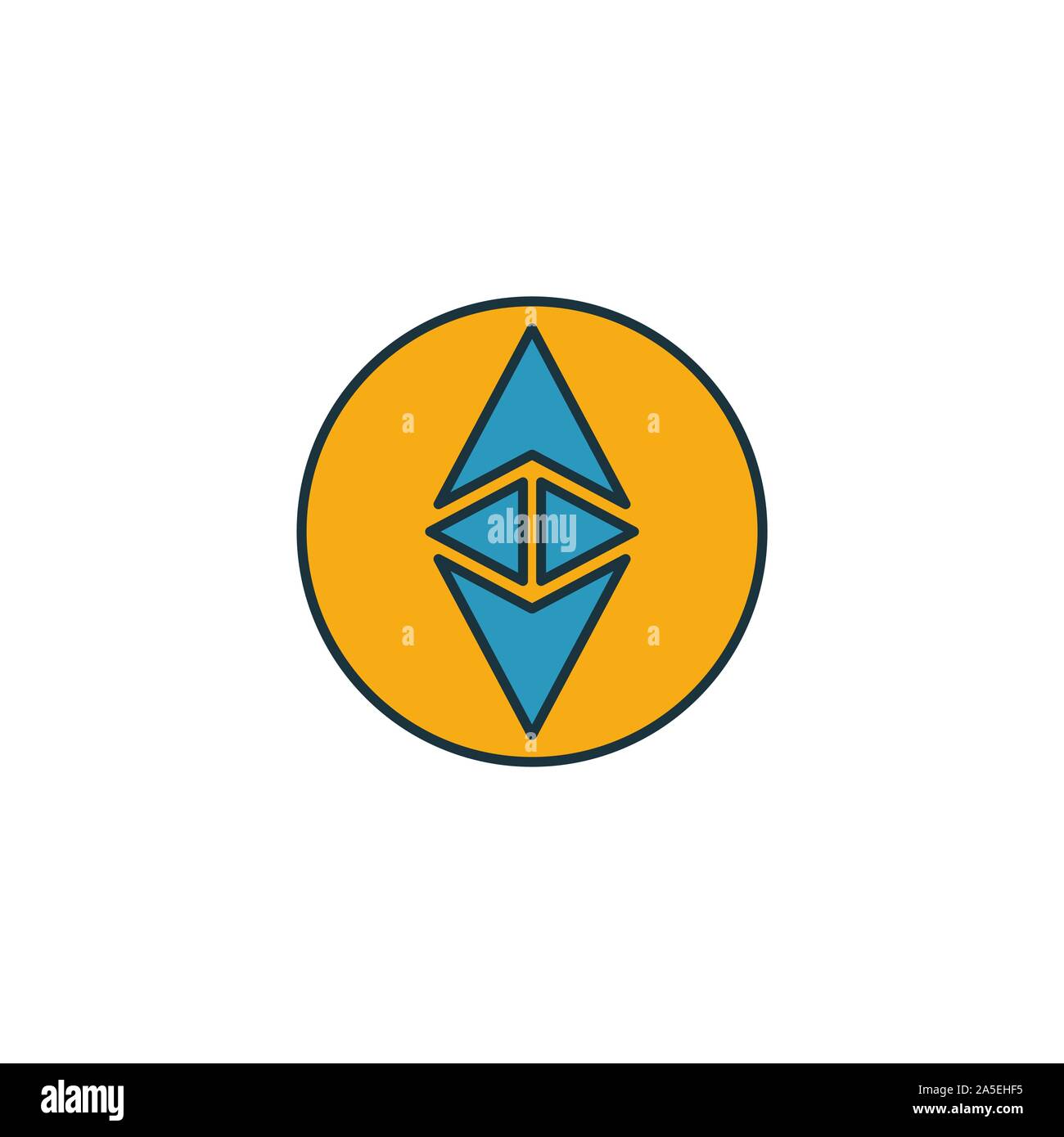 Ethereum Icon Set Four Elements In Diferent Styles From Crypto Currency Icons Collection