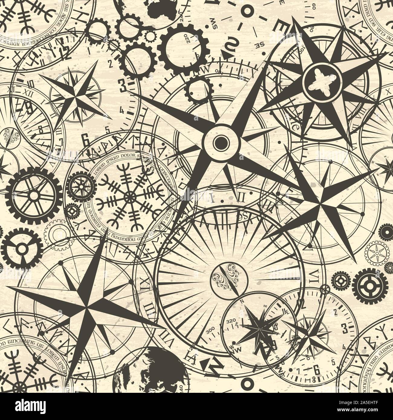 Set of different black design symbols silhouettes isolated on grunge ...