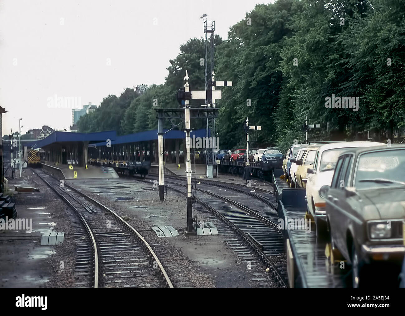 Kensington Olympia Motorail Terminal -1 Stock Photo - Alamy