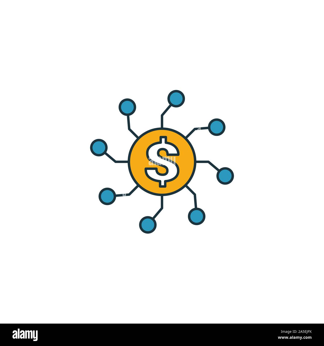 Crowdfunding icon set. Four elements in diferent styles from fintech ...