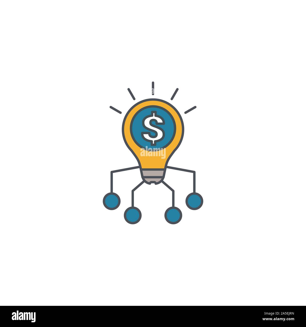Fintech Innovation icon set. Four elements in diferent styles from ...