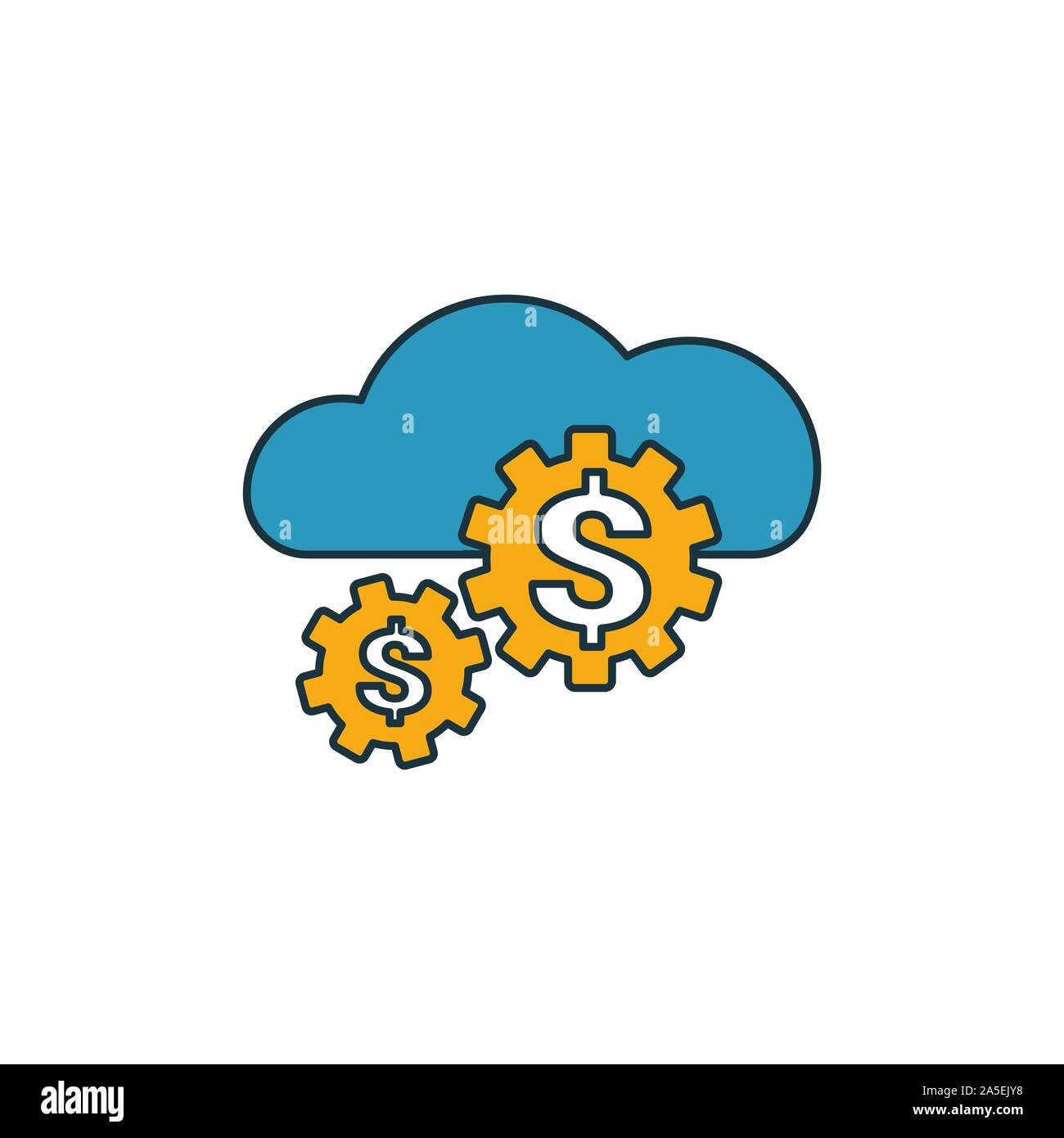 Fintech Industry icon set. Four elements in diferent styles from ...