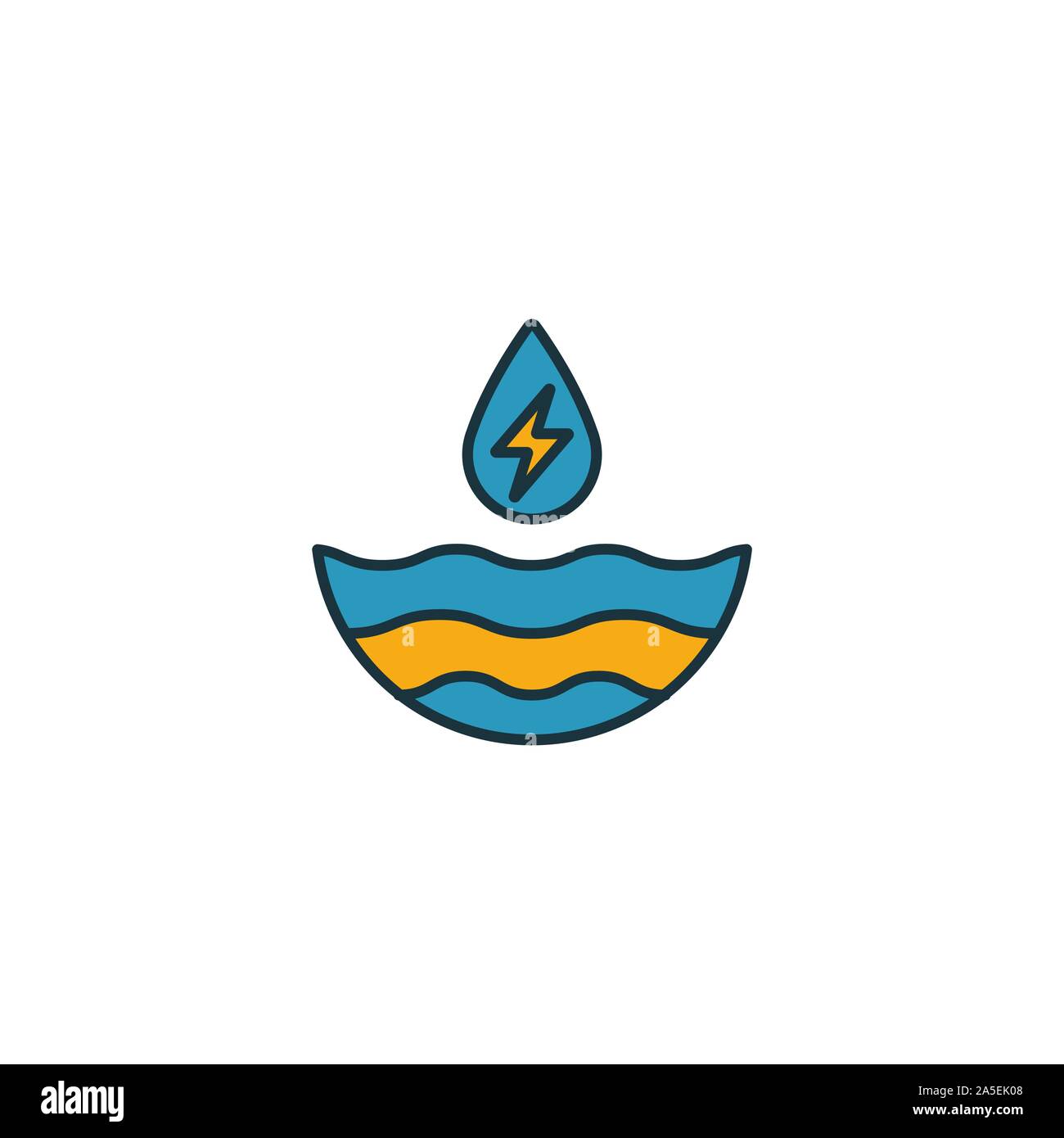 Water Energy icon set. Four elements in diferent styles from power and ...