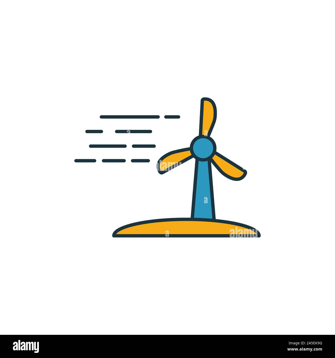 Wind Energy icon set. Four elements in diferent styles from power and ...