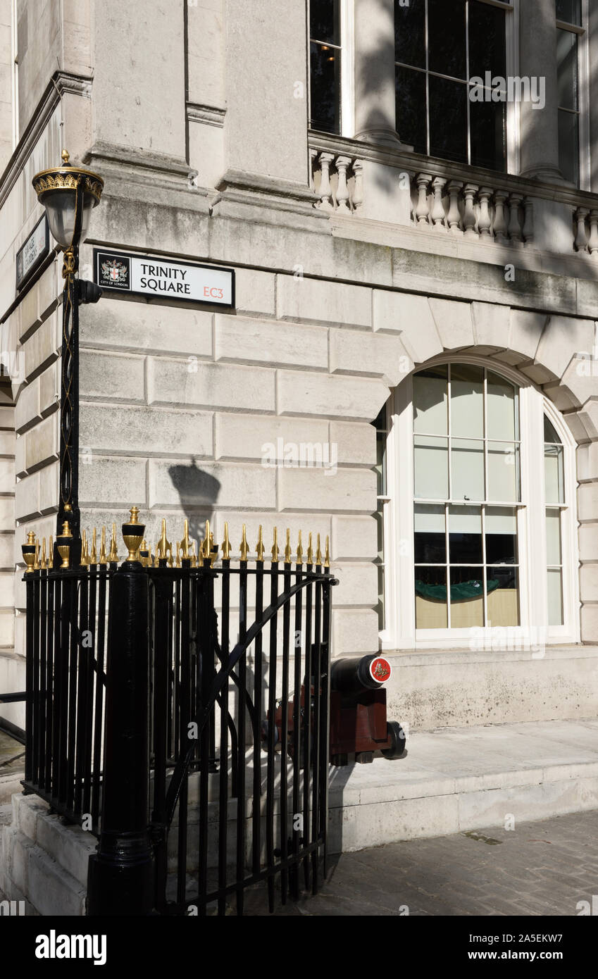 Trinity House detail, City of London England UK Stock Photo - Alamy