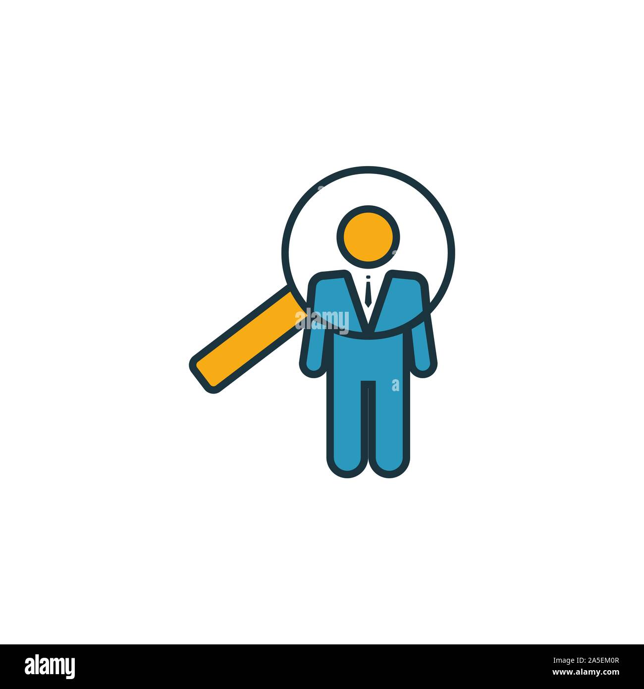 Searching icon set. Four elements in diferent styles from human ...