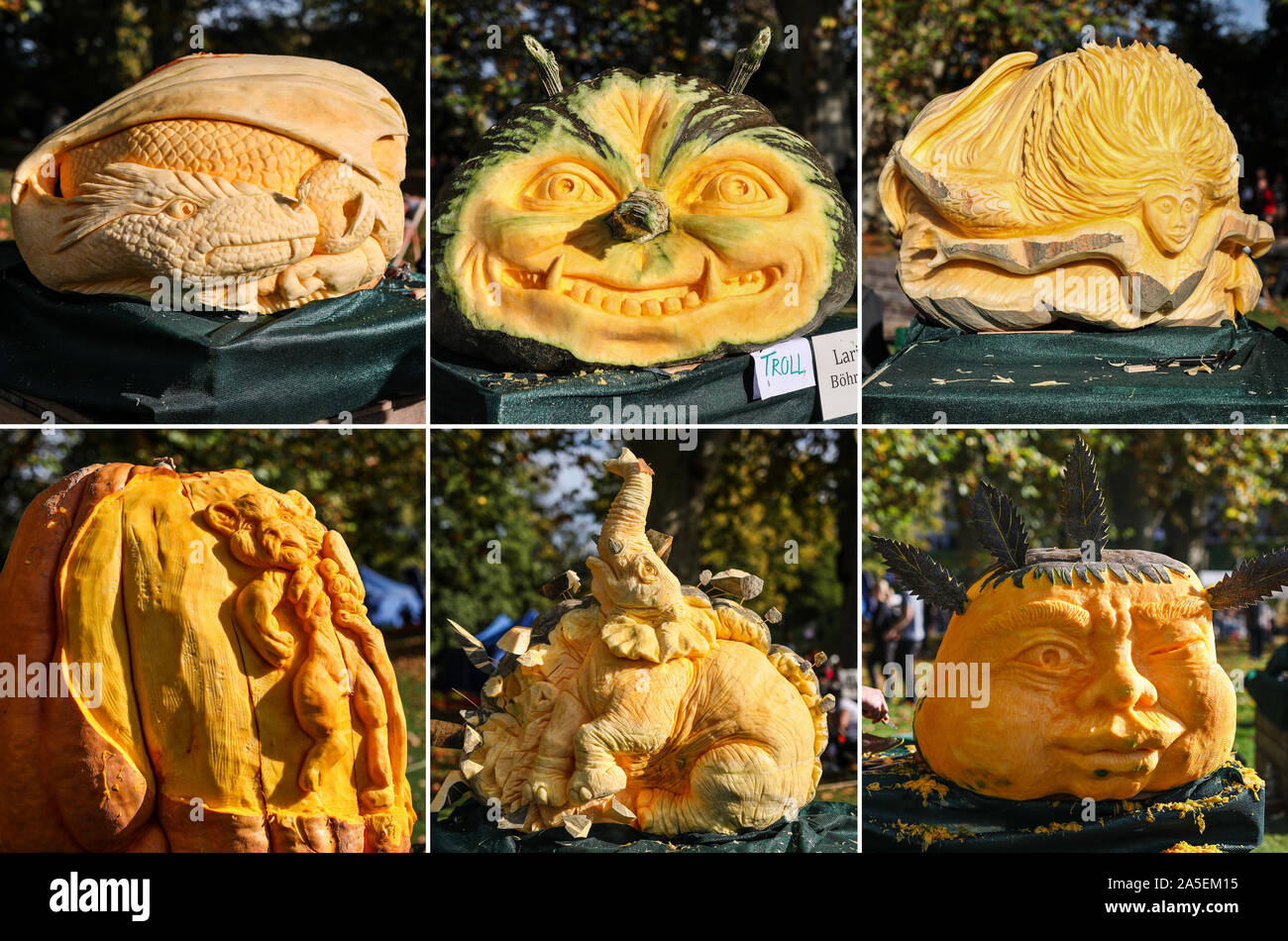 Ludwigsburg, Germany. 20th Oct, 2019. KOMBO - The six-part picture ...