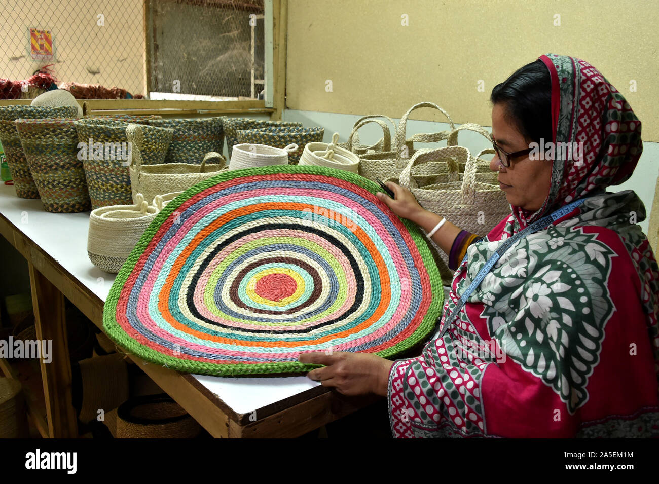 Handicrafts made of jute hi-res stock photography and images - Alamy