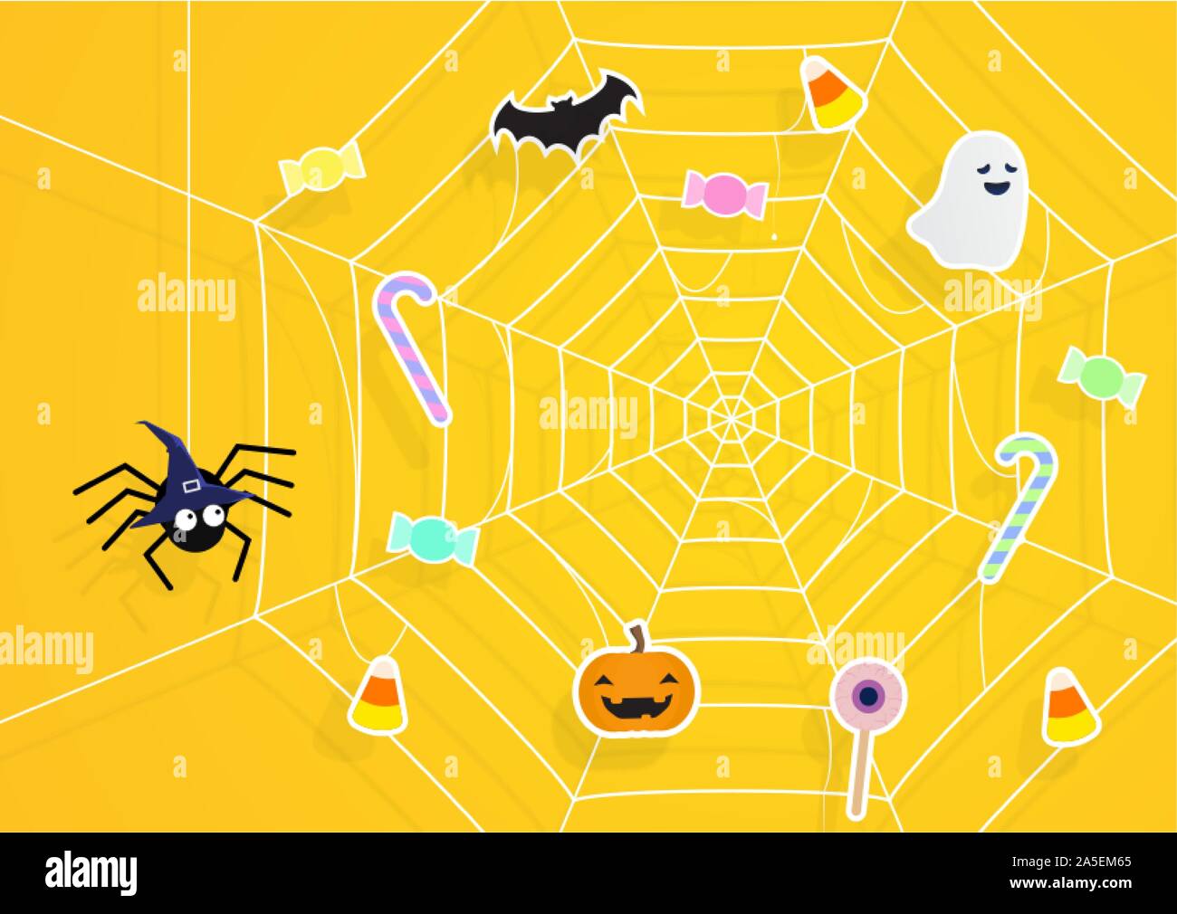Corn spiders Stock Vector Images - Alamy