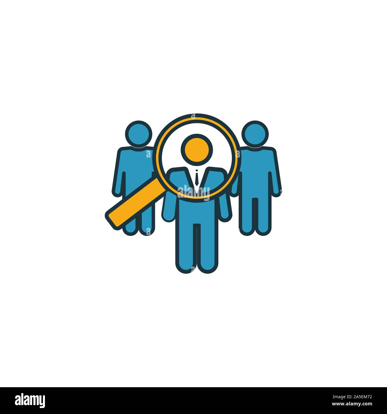 Selection icon set. Four elements in diferent styles from human ...