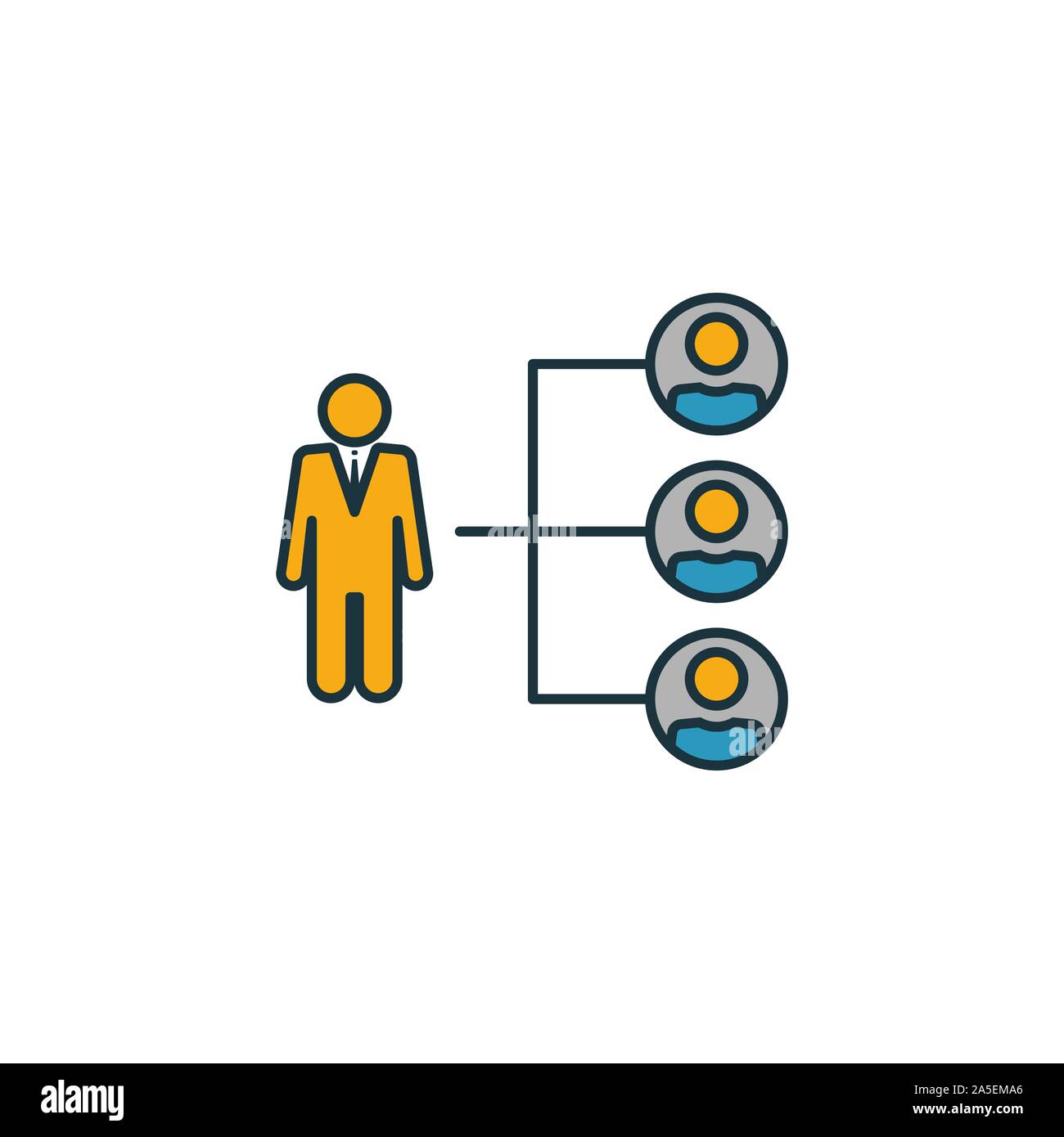 Hr Management icon set. Four elements in diferent styles from human ...