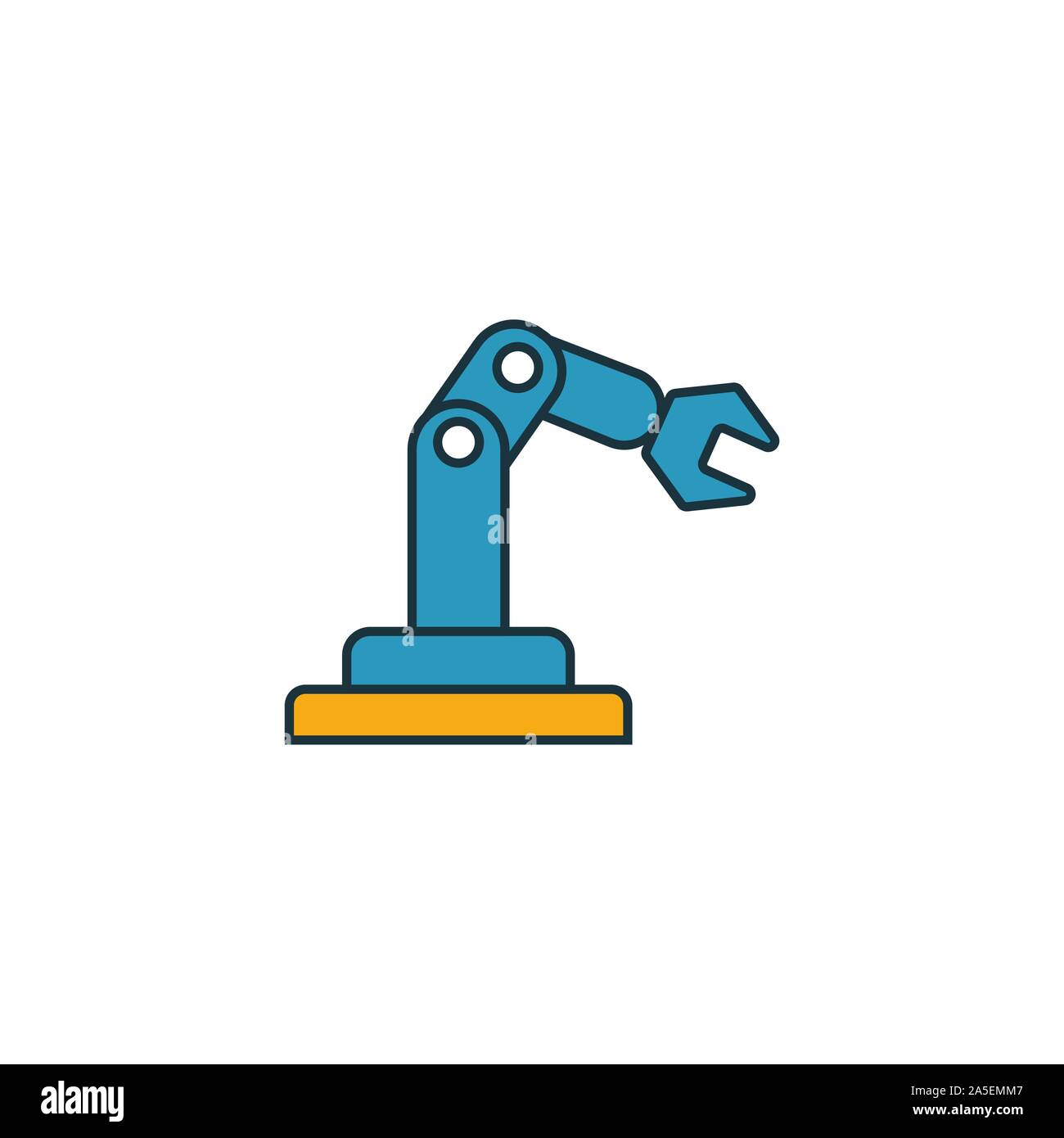 Automation icon set. Four elements in diferent styles from industry 4.0 ...