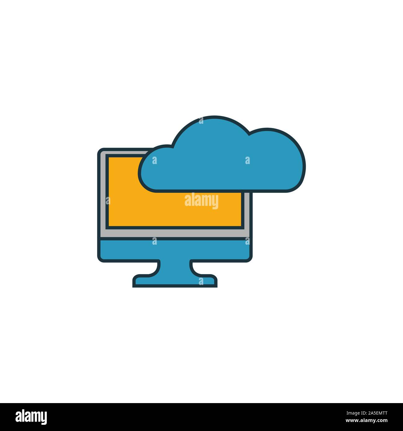 Cloud Computing icon set. Four elements in diferent styles from ...