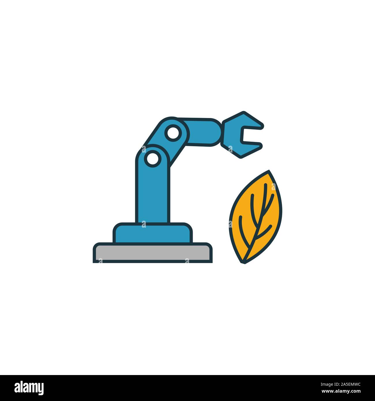 Industrial Ecosystems icon set. Four elements in diferent styles from ...